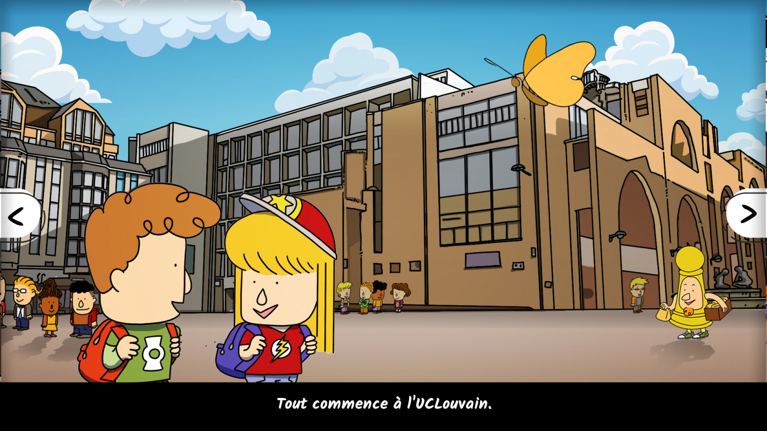 Butterfly effect / Interactive cartoon – ARTEAM interactive