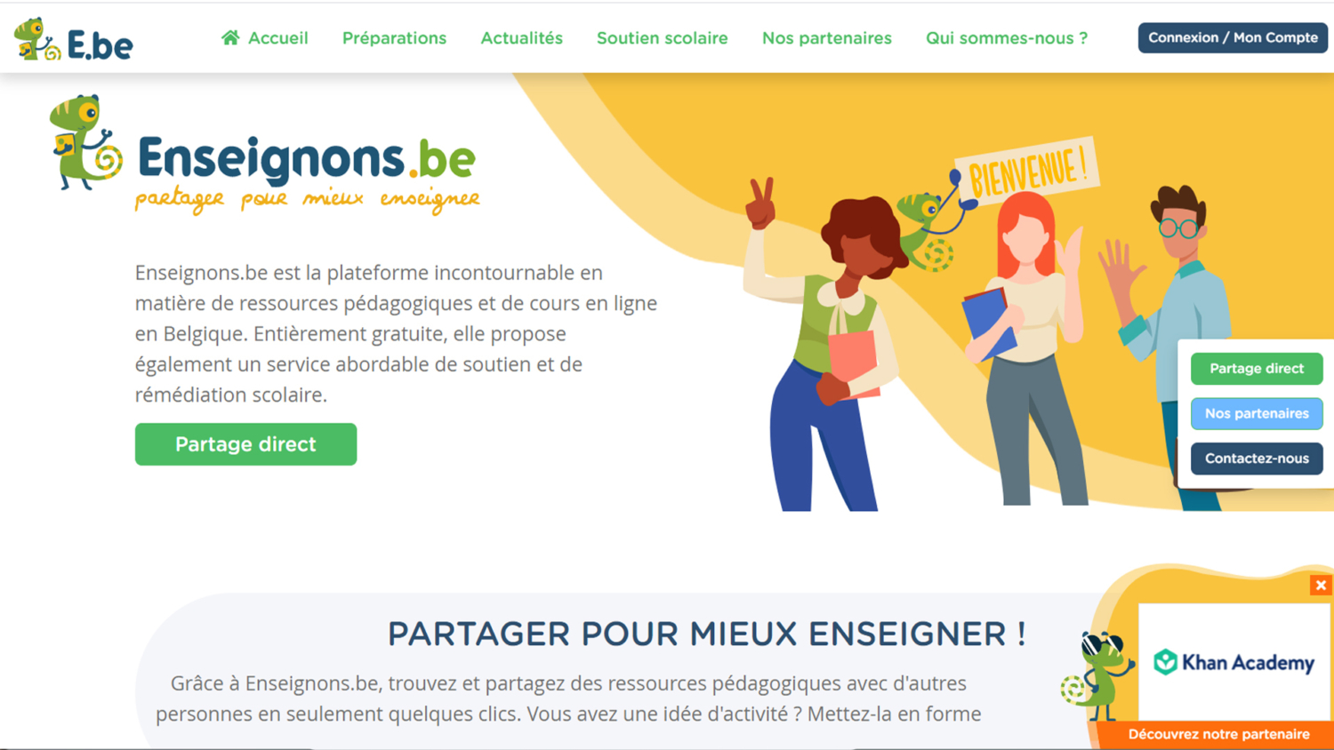 Enseignons.be / Plateforme web – ARTEAM interactive