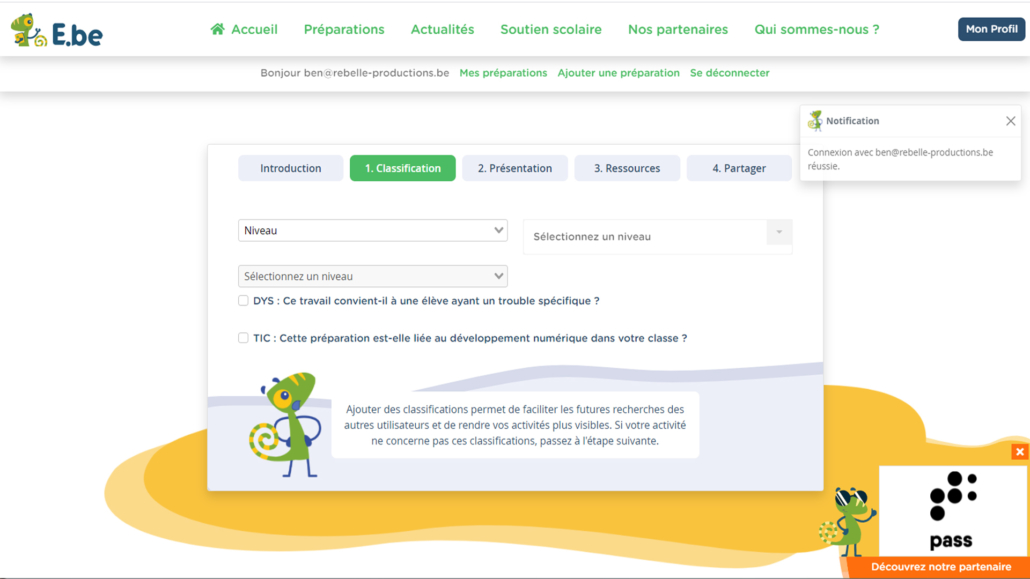 Enseignons.be / Plateforme web – ARTEAM interactive